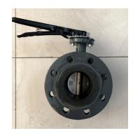 China Gas Media DN300 EPDM Lined Rubber Flange Butterfly Valve with Customized OBM Support for sale