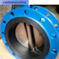 China Hydraulic Butterfly Valve Soft-Sealed Awwa C504 Double Flange with Diaphragm Material for sale