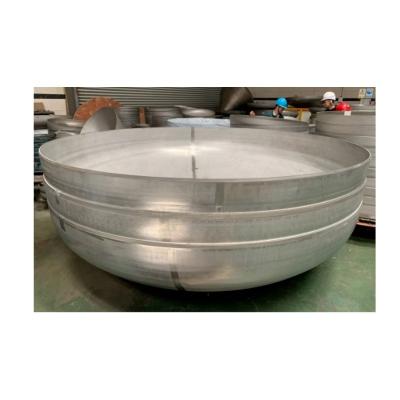 China Large Customized Ellipticall Dished End for ASME Flanged and Semi Ellipsoidal Tank Head for sale