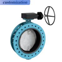 China Gas and Water Heater Service Valves for Ductile Iron Stainless Steel Single Flange Butterfly Valve for sale