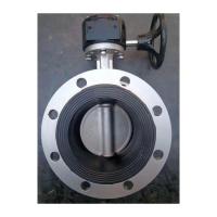 China Industrial Diaphragm Structure Ductile Iron Double Flange Concentric Pn16 Butterfly Valve for sale