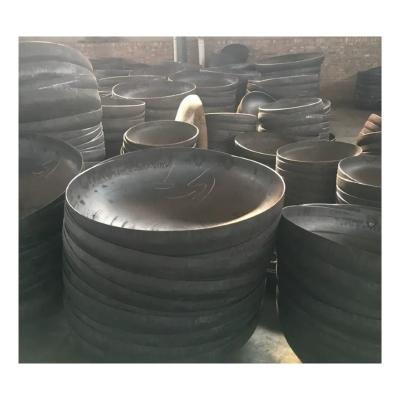 China Stainless Steel 304 316L 904 Butt Welded Seamless Pipe End Caps with Equal Connection for sale