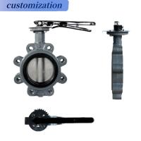 China ODM Supported Lug Butterfly Valve with Electrical EPDM Seal and Customized Port Size for sale