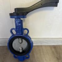 China 8 Inch Cast Iron Butterfly Valve for Manual Flow Control in Industrial Settings for sale