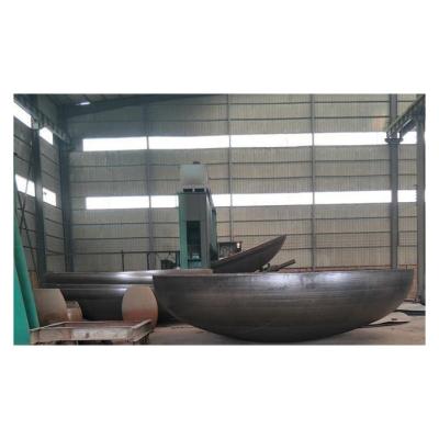 China Stainless Steel Pipe Fittings Cap 4'' for Customized Dished Head Pipe End Welding for sale