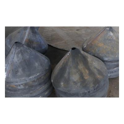 China Equal Volume Conical Head Cone Tank End Cap Customized for Your Requirements for sale