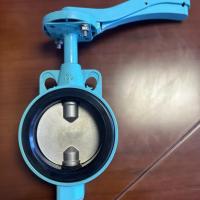 China Double Interflanged Flanged Type Butterfly Valve Manual Electric and Pneumatic Options for sale