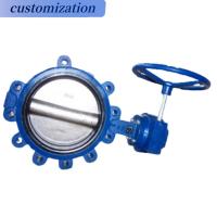 China Water Heater Service Valves Pneumatic Control Wafer Type Butterfly Valve Stainless Steel for sale