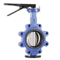 China Versatile Hand Lever Butterfly Valve for Gas Media and Cast Iron Flange Operation for sale