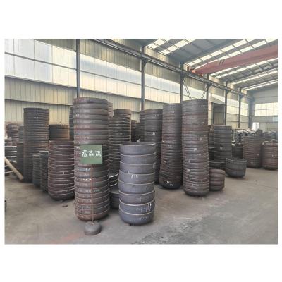 China Circle Welding Connection Carbon Steel Elliptical Punching Dome Joggled Head Tank End for sale