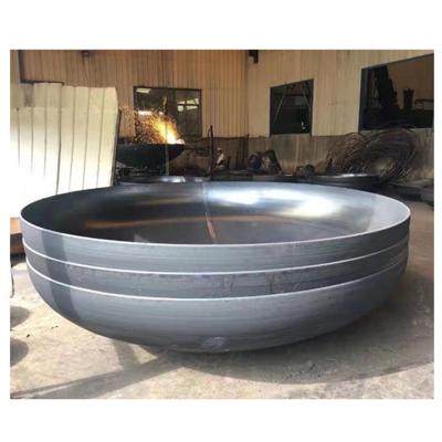 China Welding Connection Customized Steel Ellipsoidal Tank End for Pressing Dished Flat Bottom for sale