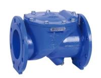 China Medium Temperature DN100 Pn16 Asin Cast Iron Rubber Flapper Check Valve for OEM Support for sale