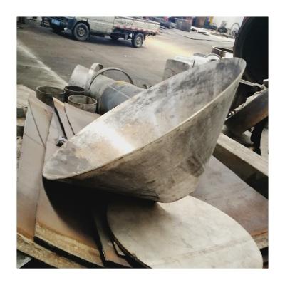 China Equal Welding Connection 304 Stainless Conical Head Cone Dish end Tank heads For Tank for sale