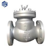 China Stainless Steel DN200 8 inch Two Way PN16 Double Flange Type Non-Return Swing Check Valve for sale