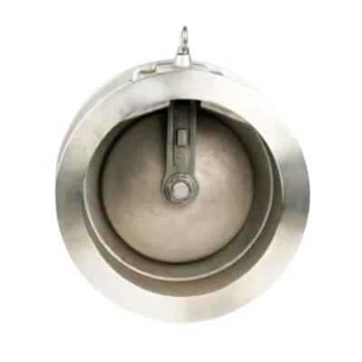 China Manual Stainless Steel Flange Pn25 DN 50 Wafer Lift Single Plate Swing Check Valve for Drain Valve for sale