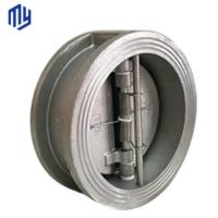 China Manual Stainless Steel Flange Pn25 DN 50 Wafer Lift Single Plate Swing Check Valve for Drain Valve for sale