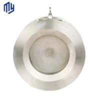 China Manual Stainless Steel Flange Pn25 DN 50 Wafer Lift Single Plate Swing Check Valve for Drain Valve for sale