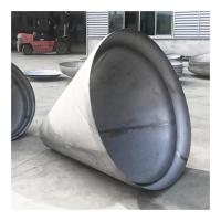 China Carbon Steel Tank Bottom Cone Head Dished Ends with Customized Welding OBM Connection for sale