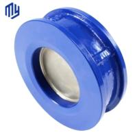 China Single Plate Swing Check Valve in Stainless Steel Flange Wafer Design for Drain Valve for sale