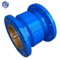 China Diaphragm Structure Hc41x Pn10 Pn16 Sump Pump Double Flange Muffler Silent Check Valve for sale