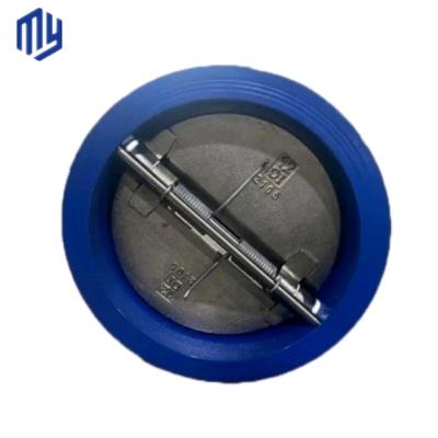 China Stainless Steel 304 316 Steel Dual Plate Check Valve with Customizable Port Size for sale