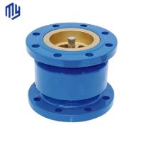 China Diaphragm Structure Ductile Cast Iron Silent Check Valve for Normal Temperature Media for sale