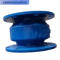 China Diaphragm Structure Ductile Cast Iron Silent Check Valve for Normal Temperature Media for sale