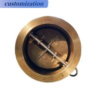 China Stainless Steel/Cast Iron/Cast Steel Dual Plate Check Valve for Gas Media Efficiency for sale