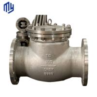 China Customized Service Multi Single Disc Door Flanged Swing Type Check Valve Drain Valve for sale