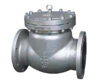 China Food Grade Dn 600 Cast Iron Swing Check Valve for Low Temperature Media Handling for sale