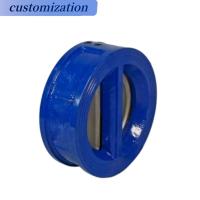 China Stainless Steel/Cast Iron/Cast Steel Dual Plate Wafer Type Check Valve for Gas Media for sale