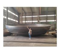 China ASME Standard 304 Stainless Steel Pipe Fitting Spherical Torispherical Dish End Head for sale