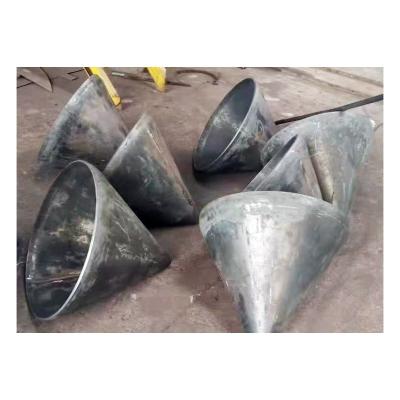 China Circle Head Code Welding Connection Conical Tank Ends Boiler Heater Parts for sale