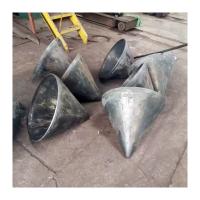 China Circle Head Code Welding Connection Conical Tank Ends Boiler Heater Parts for sale