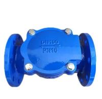 China Excellent Ductile Iron Rubber Flap Check Valve for Normal Temperature Media Promotion for sale