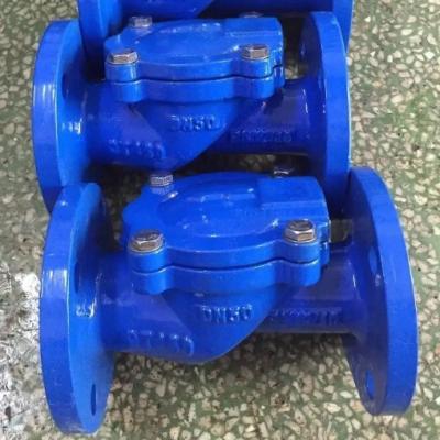 China Complete Certificate High Temperature Corrosion Resistant Rubber Plate Swing Check Valve for sale