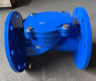China Cast Iron Flange Ductile EPDM Gasket Swing Non Return Iron Flex Check Valve for Water for sale