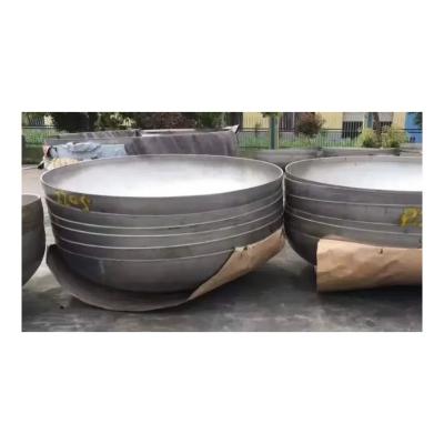 China 1400mm Diameter Stainless Steel Dished Forming Heads for Pressure Vessel Manufacturing for sale