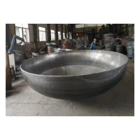 China OEM Support Welding Connection 1000mm Carbon Steel Metal Hemispherical Head Dish End for sale