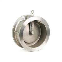 China Water Media DN 50 Wafer Lift Single Plate Swing Check Valve Stainless Steel Flange Pn25 for sale