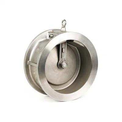 China Water Media DN 50 Wafer Lift Single Plate Swing Check Valve Stainless Steel Flange Pn25 for sale