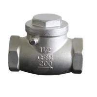 China 4 inch CF8 WCB Carbon Steel Flange Swing Check Valve Complete Certificate and Manual for sale