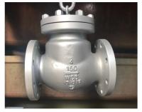 China 4 inch CF8 WCB Carbon Steel Flange Swing Check Valve Complete Certificate and Manual for sale