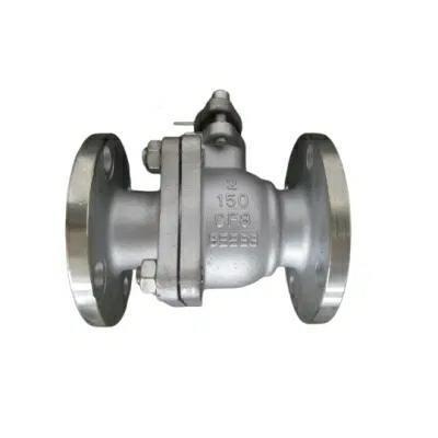 China 2205 Stainless Steel Full Port Floating 2PC Flange Ball Valve Gas and Hydraulic Ready for sale