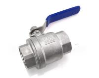 China Hydraulic 1 Inch PTFE Seal Full Bore Forged Stainless Steel Water Ball Valve for sale