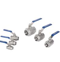 China Hydraulic 1 Inch PTFE Seal Full Bore Forged Stainless Steel Water Ball Valve for sale