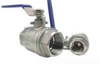 China Steel Industrial/Sanitary Full Bore Threaded NPT/BSP DN15 Ball Valve for Applications for sale