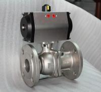 China Water Media 2PC Flange Ball Valve with Pneumatic/Electric Actuator Features for sale