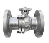 China Oil Gas API6d Stainless Steel Worm Gear Flange Trunnion Mounted Ball Valve Class 600 for sale