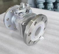 China OEM Port Size Stainless Steel Flange Ball Valve with ISO5211 High Pad CF8 CF8m F304/F316 for sale